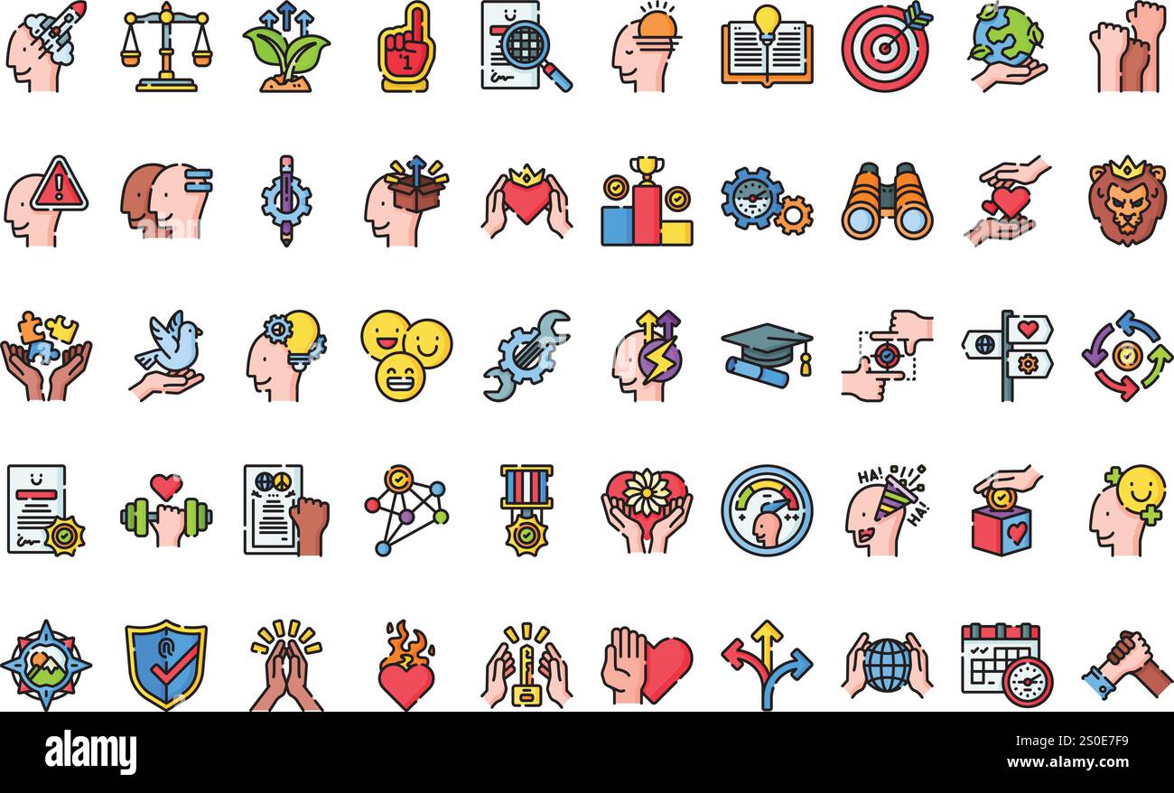 Core values icons High-Quality Vector Icons Collection with Editable ...