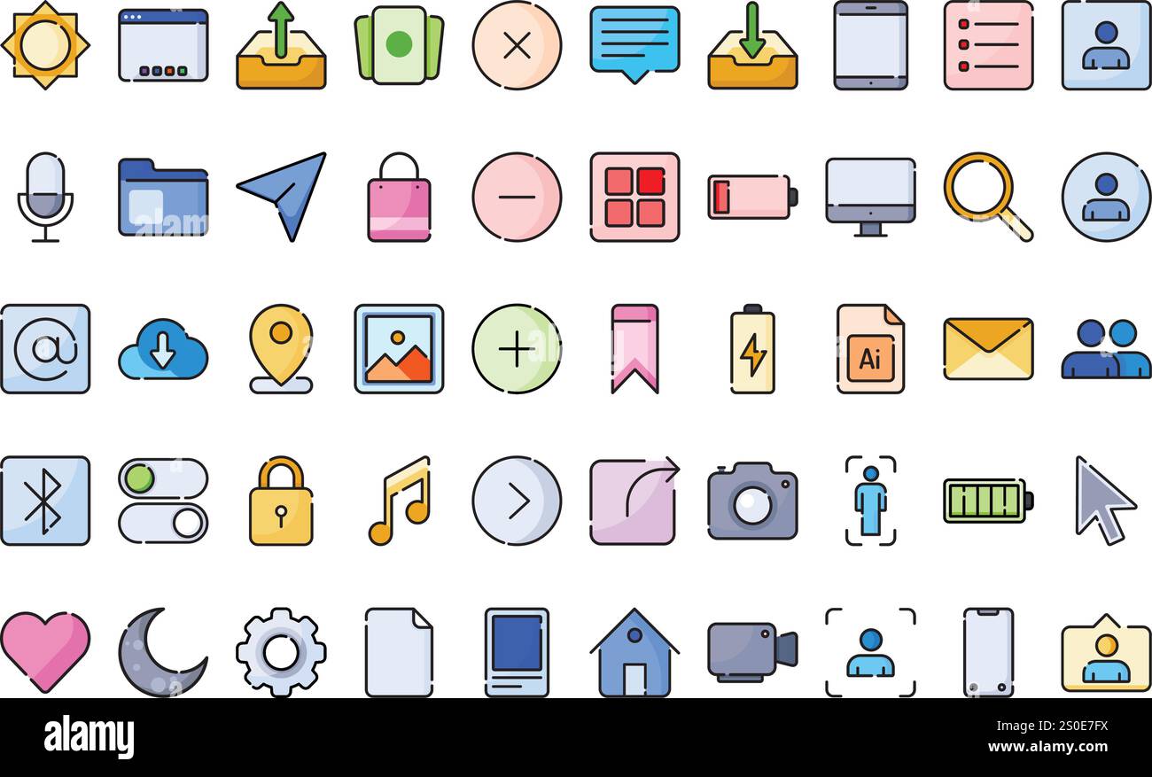 User interface icons High-Quality Vector Icons Collection with Editable ...