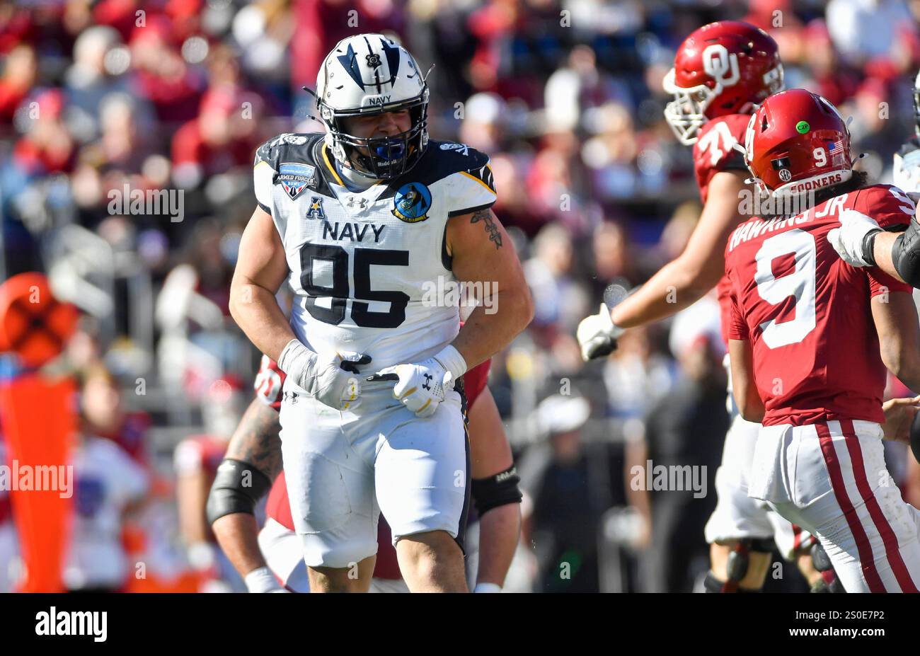 FORT WORTH, TX - December 27: Navy Midshipmen defensive lineman Griffen ...