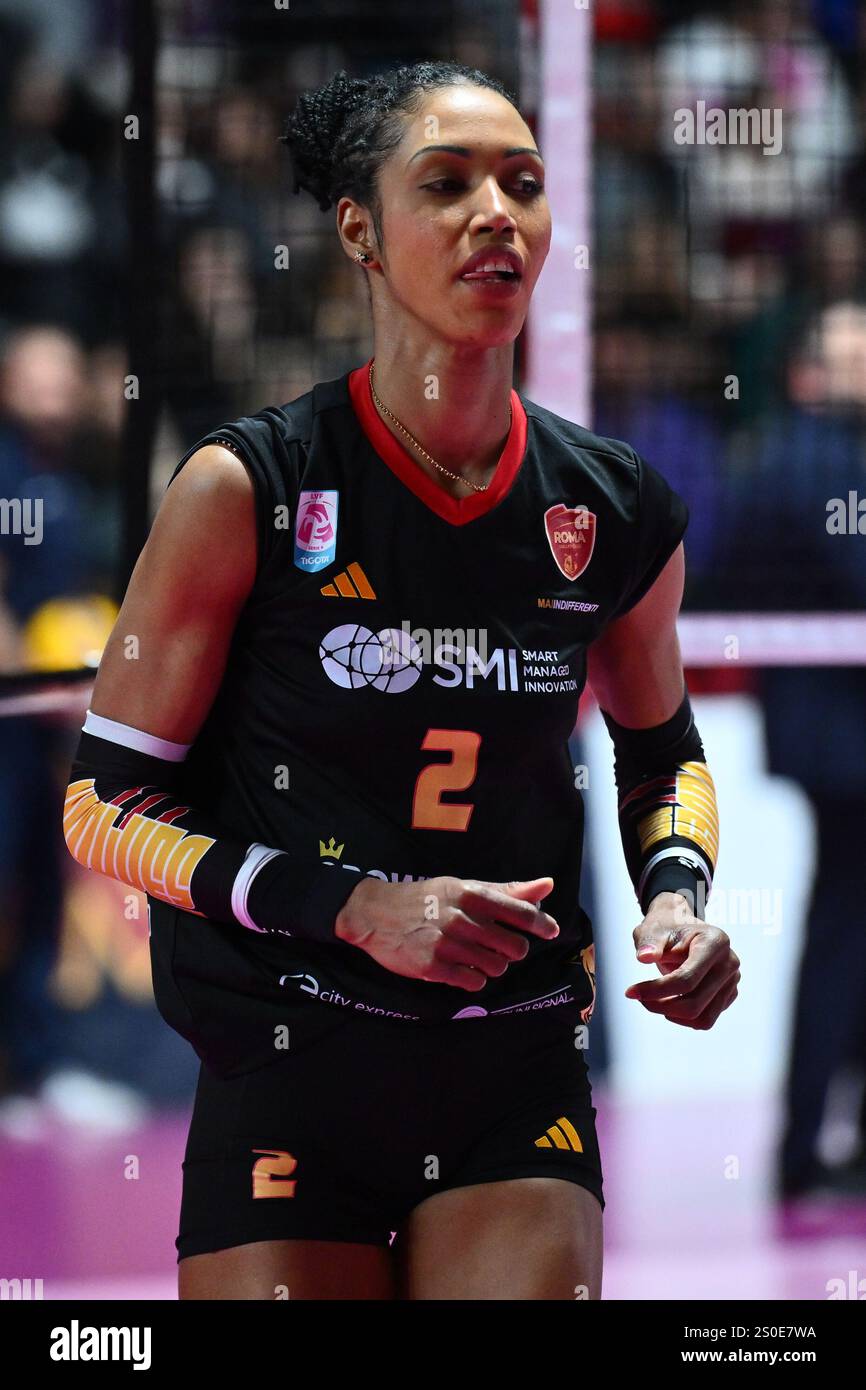 Rome, Italy. 26th Dec, 2024. Wilma Salas of Roma Volley Club during the ...
