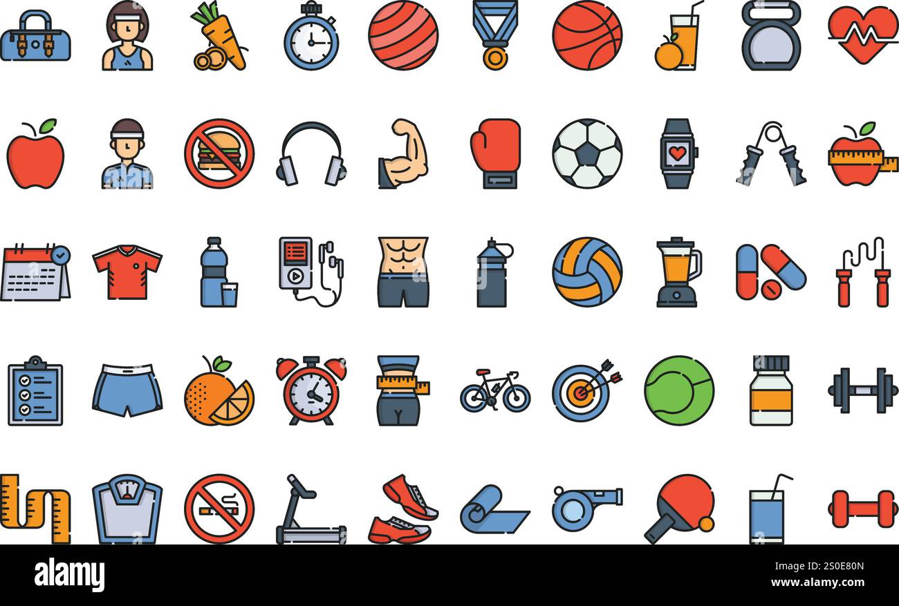 Gym icons High-Quality Vector Icons Collection with Editable Stroke ...