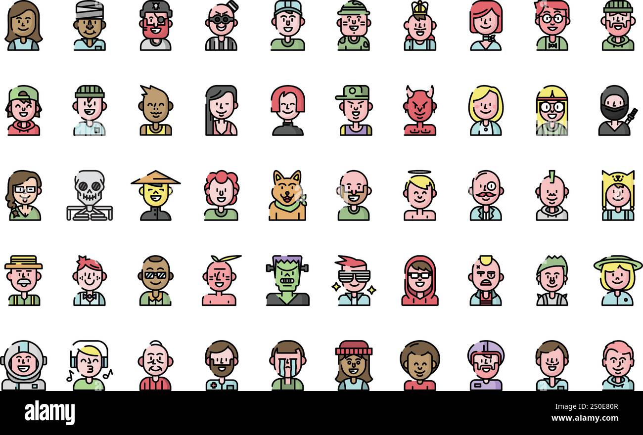 4 6 asian girl Stock Vector Images - Alamy