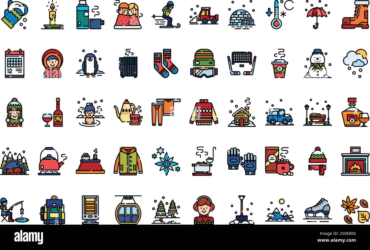 Winter icons High-Quality Vector Icons Collection with Editable Stroke ...