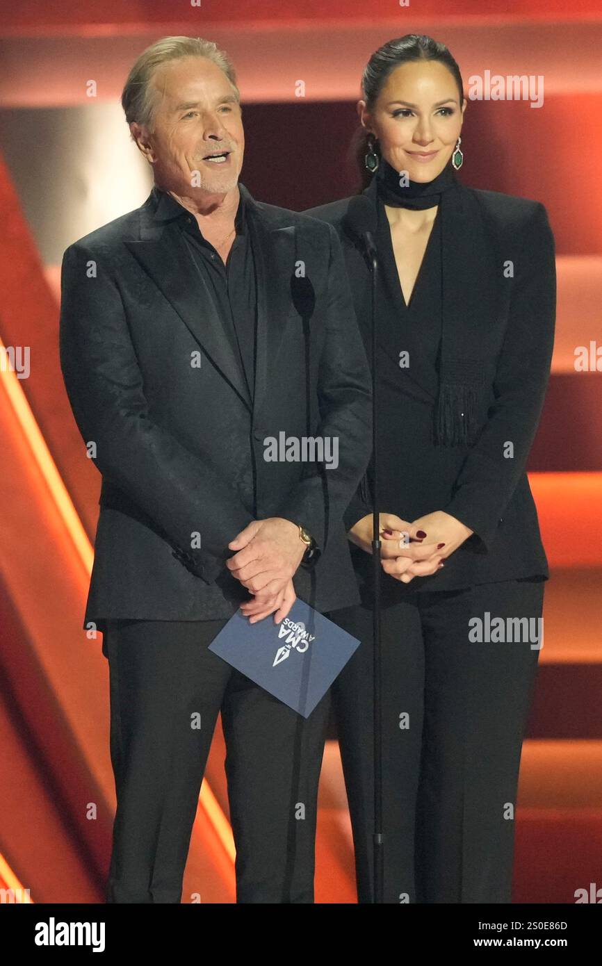 Nashville, Tennessee, USA. 20th Nov, 2024. Don Johnson, Katharine ...