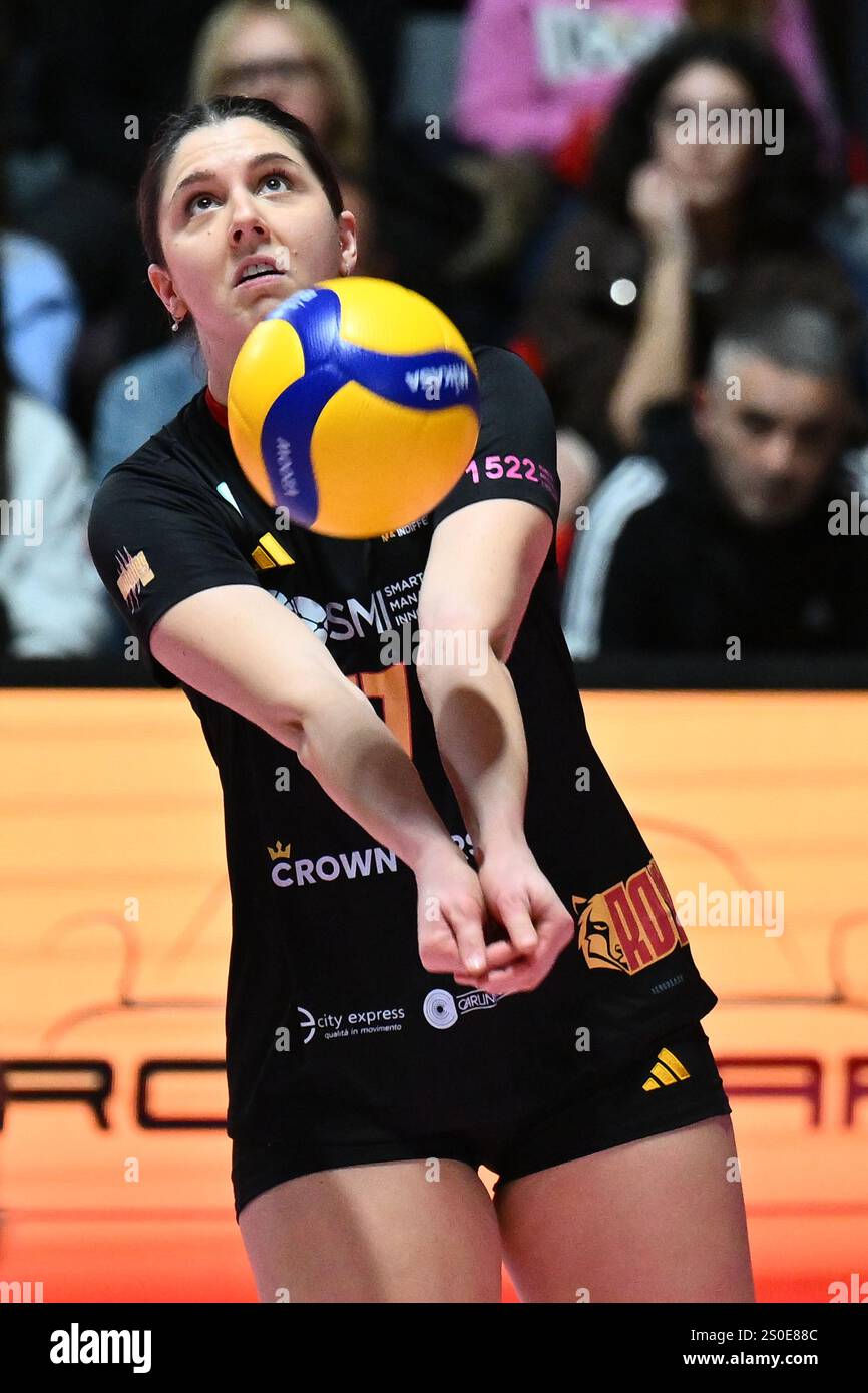 Rome, Italy. 26th Dec, 2024. Sla?ana Mirkovic of Roma Volley Club in ...