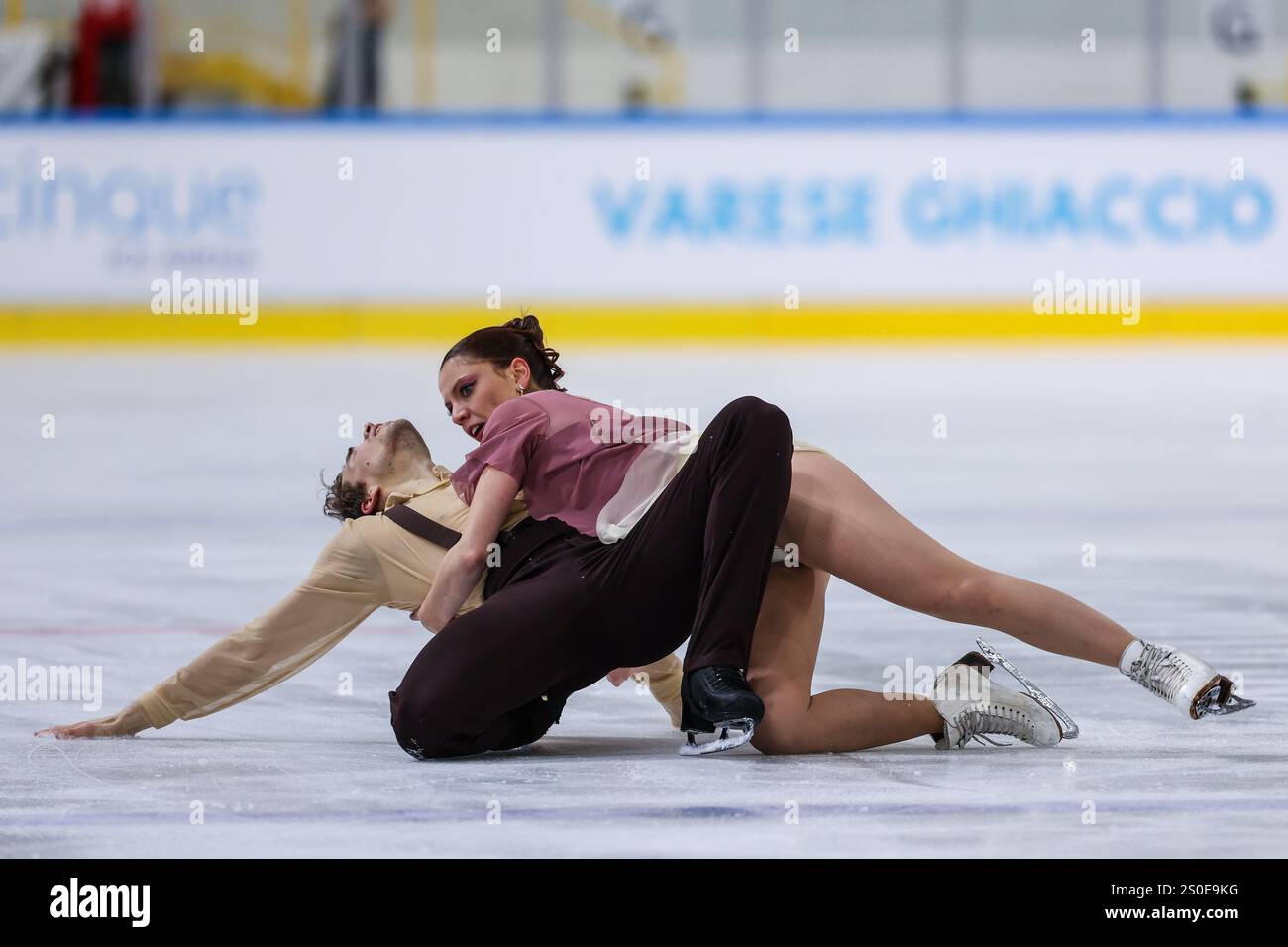Varese, Italy. 21st Dec, 2024. Victoria Manni and Carlo Antonio Guido ...