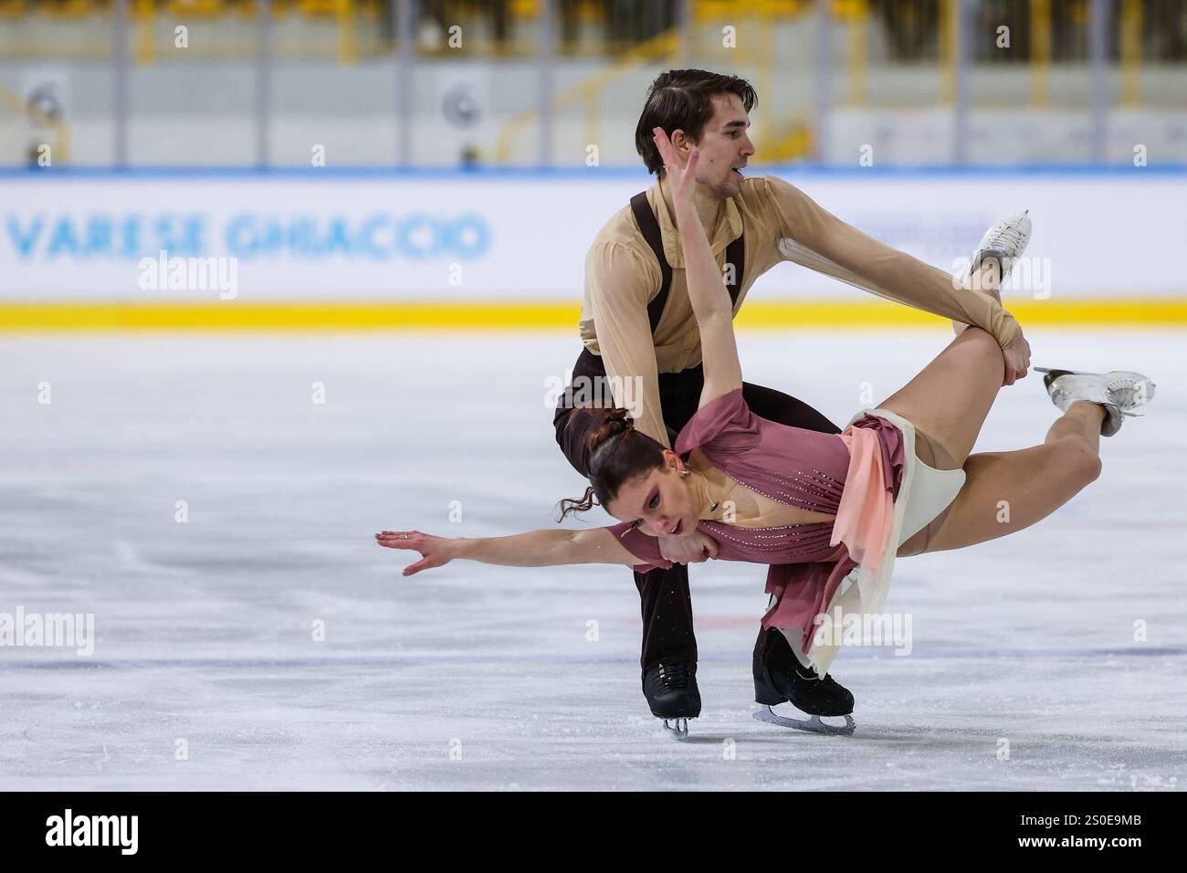 Varese, Italy. 21st Dec, 2024. Victoria Manni and Carlo Antonio Guido ...