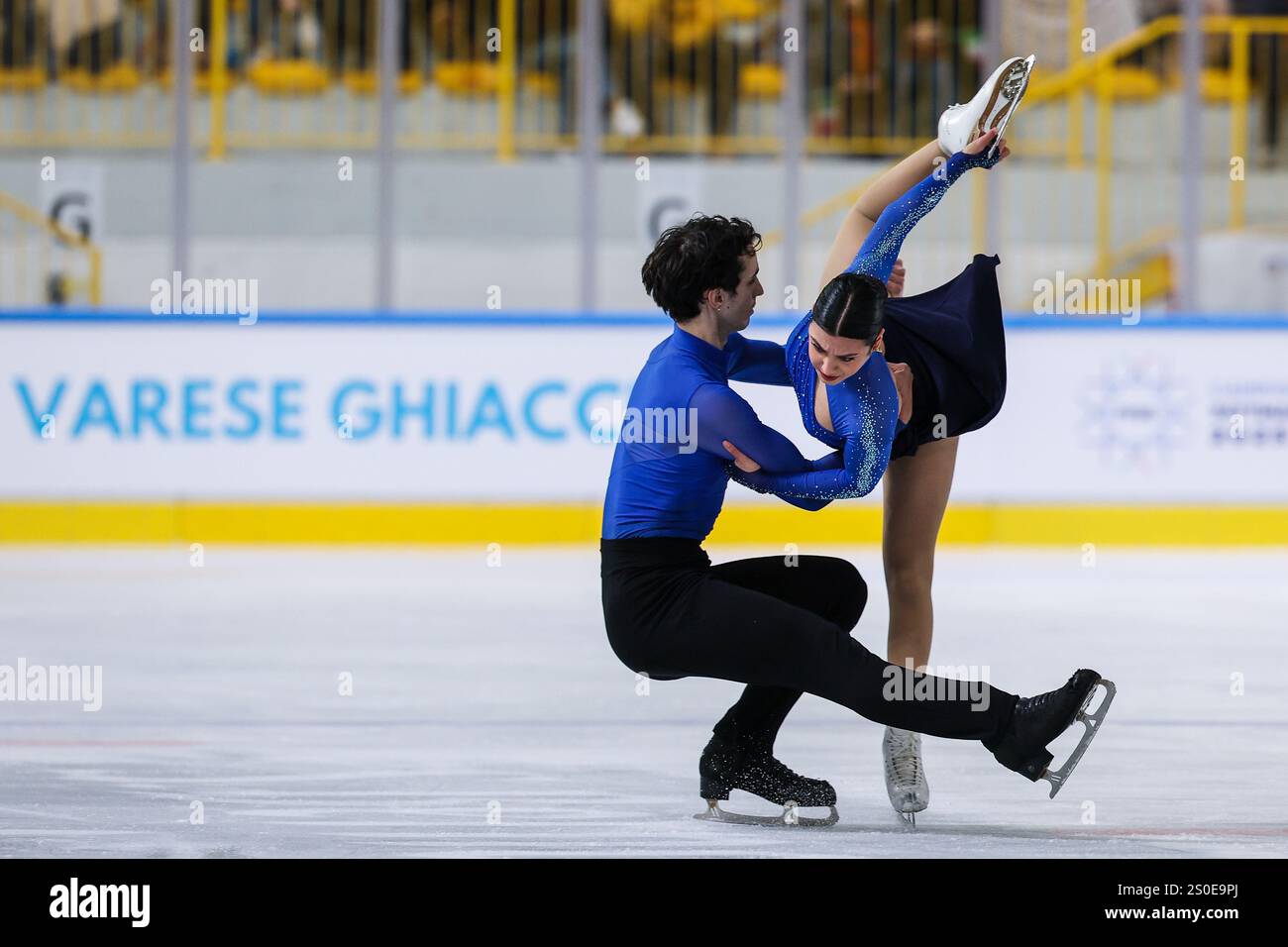 Varese, Italy. 21st Dec, 2024. Leia Francesca Dozzi and Pietro Papetti ...
