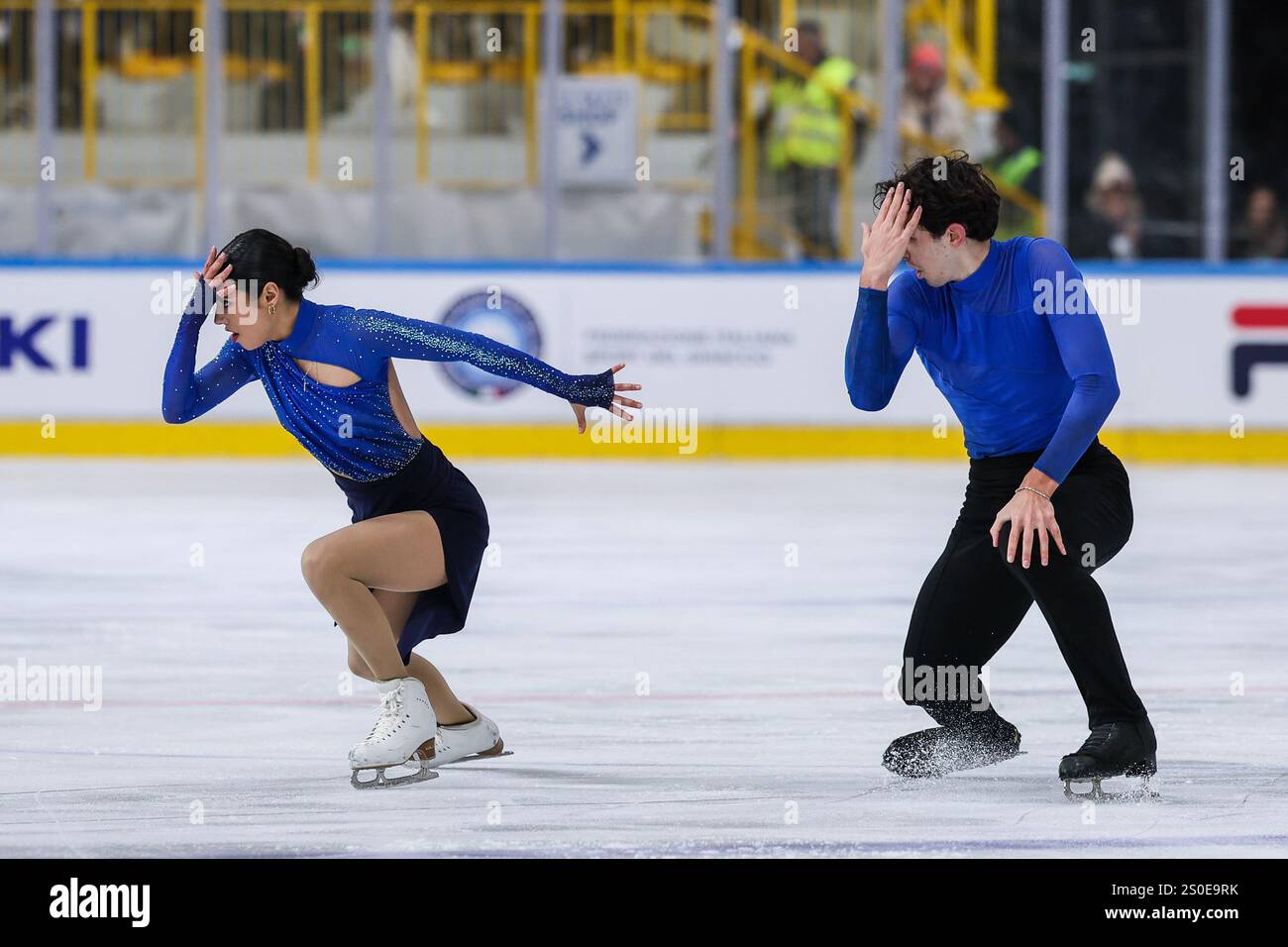 Varese, Italy. 21st Dec, 2024. Leia Francesca Dozzi and Pietro Papetti ...