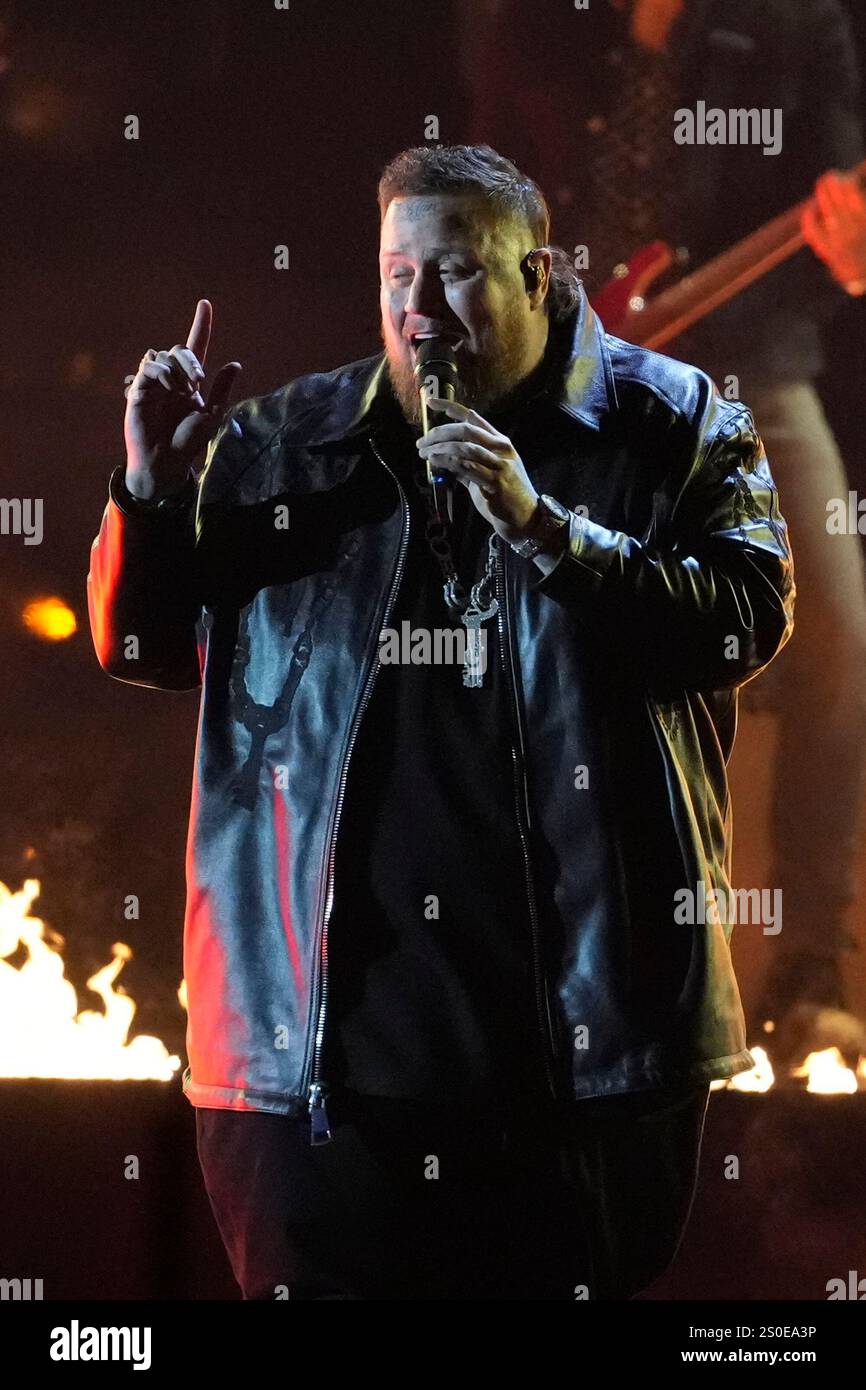 20 November 2024 - Nashville, Tennessee - Jelly Roll. 58th Annual CMA ...