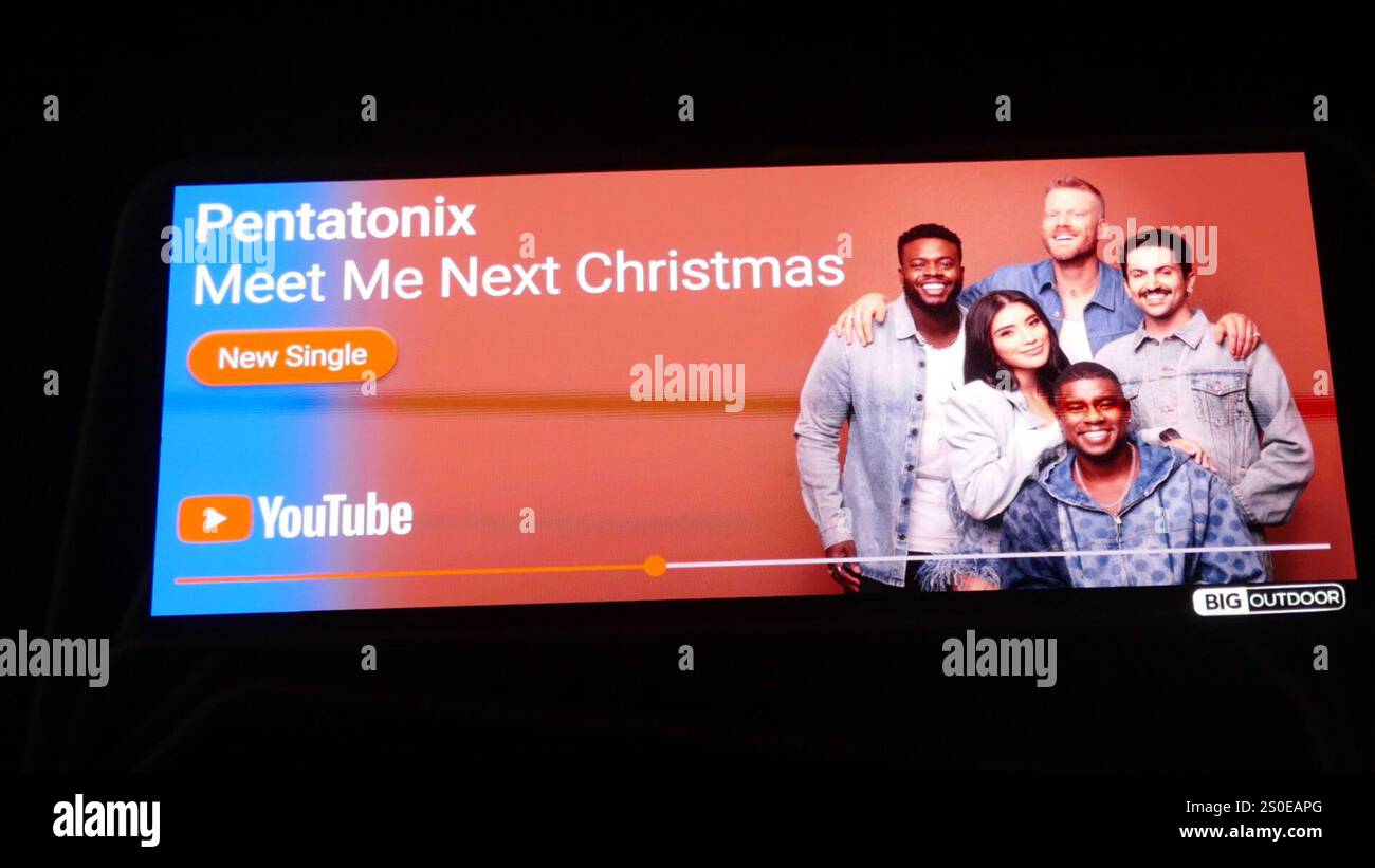 Los Angeles, California, USA 26th December 2024 Pentatonix Meet Me Next Christmas New Single ...
