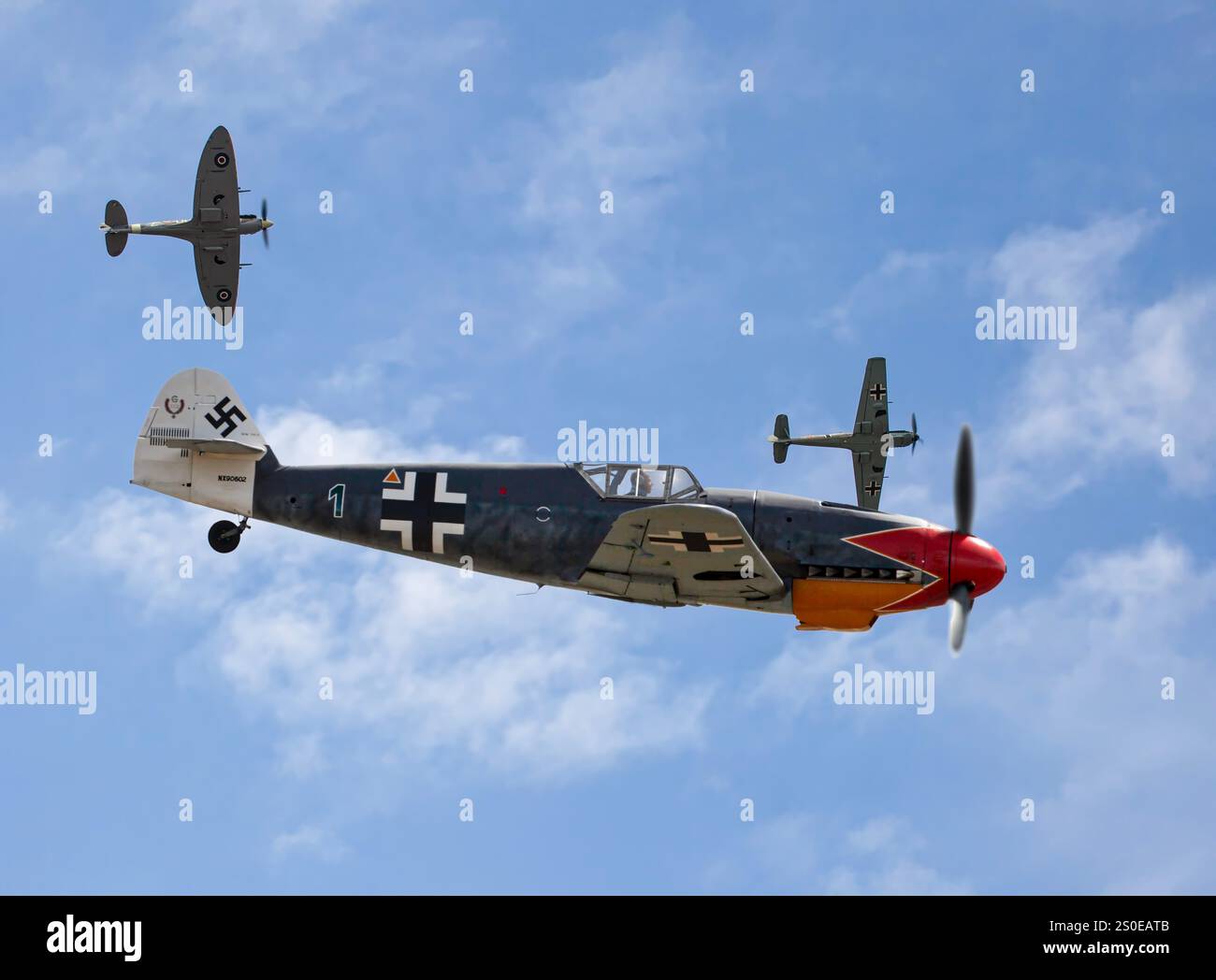 Messerschmitt spitfire hi-res stock photography and images - Alamy