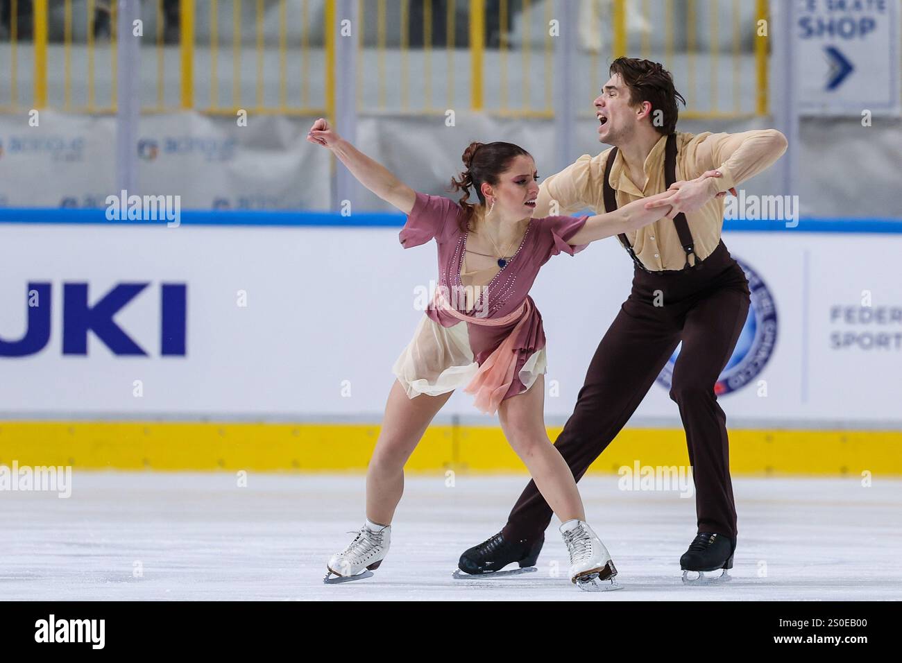 Varese, Italy. 21st Dec, 2024. Victoria Manni and Carlo Antonio Guido ...