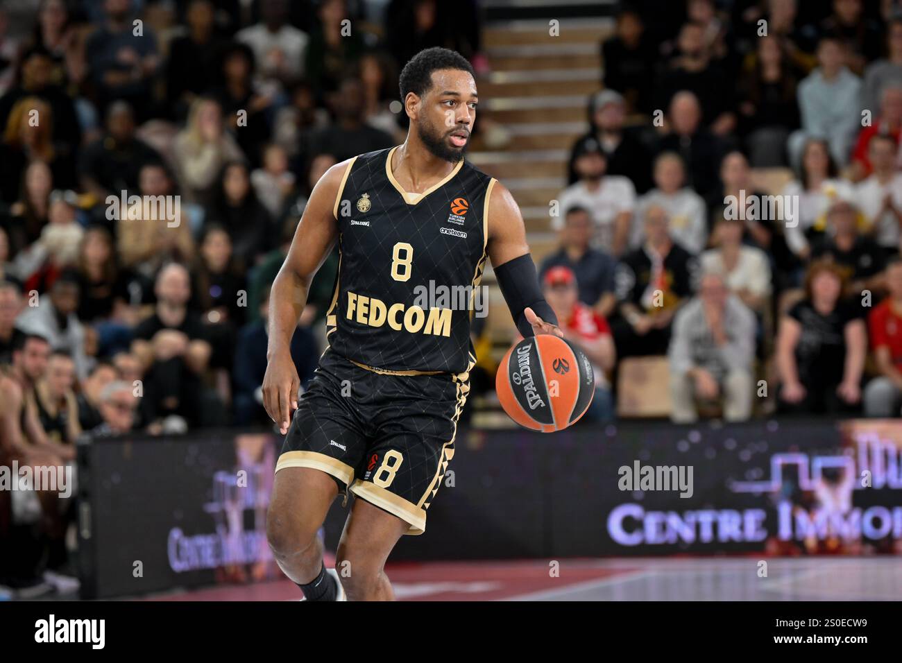 Monaco, Monaco. 26th Dec, 2024. As Monaco player #8 Jordan Loyd is seen ...