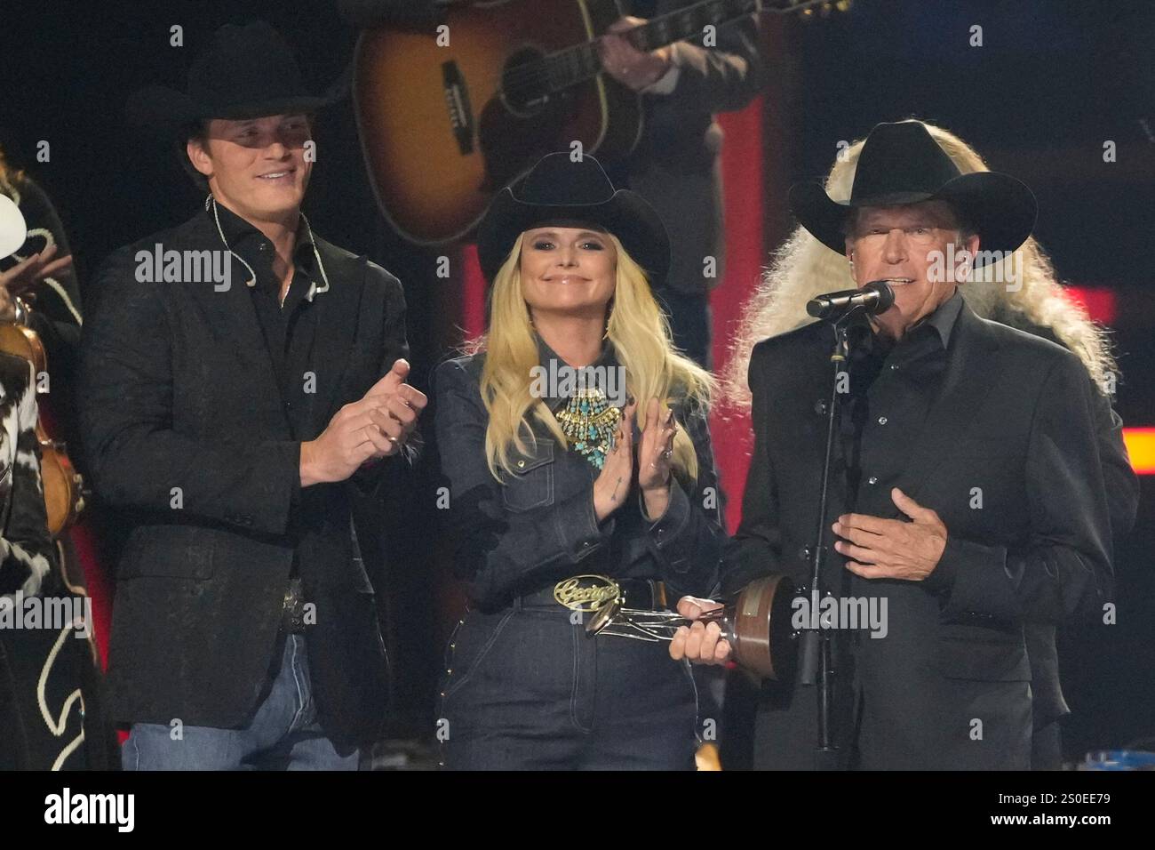 Nashville, Tennessee, USA. 20th Nov, 2024. George Strait, Jamey Johnson ...