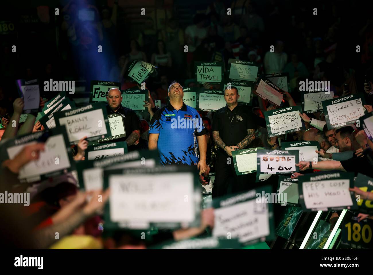 Alexandra Palace, London, UK. 27th Dec, 2024. 2024/25 PDC Paddy Power ...