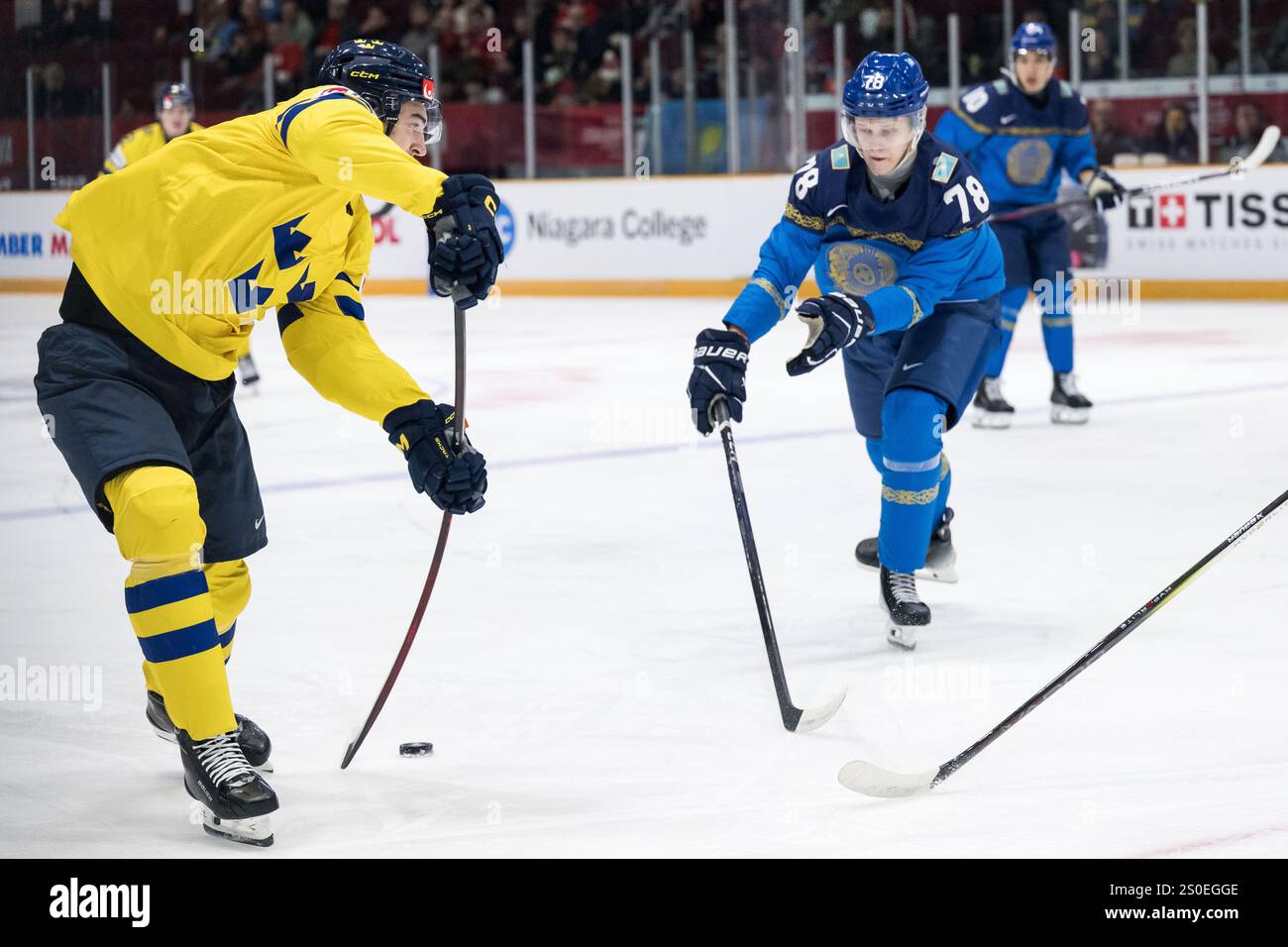 David Edstrom of, Sweden. , . and Aleksandr Migunov of Kazakhstan ...