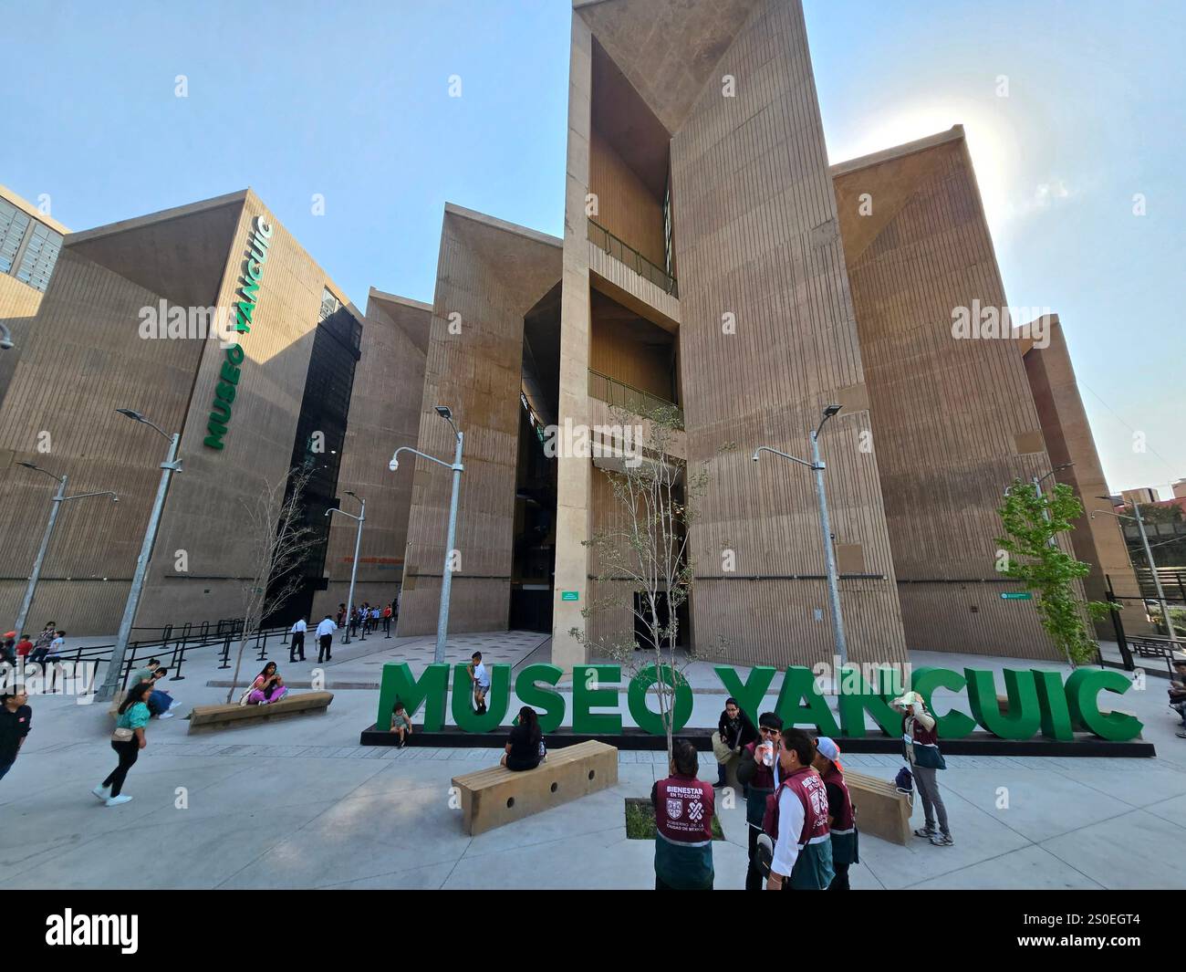 Mexico City, Mexico - Feb 28 2024: Yancuic Museum in Iztapalapa CDMX ...