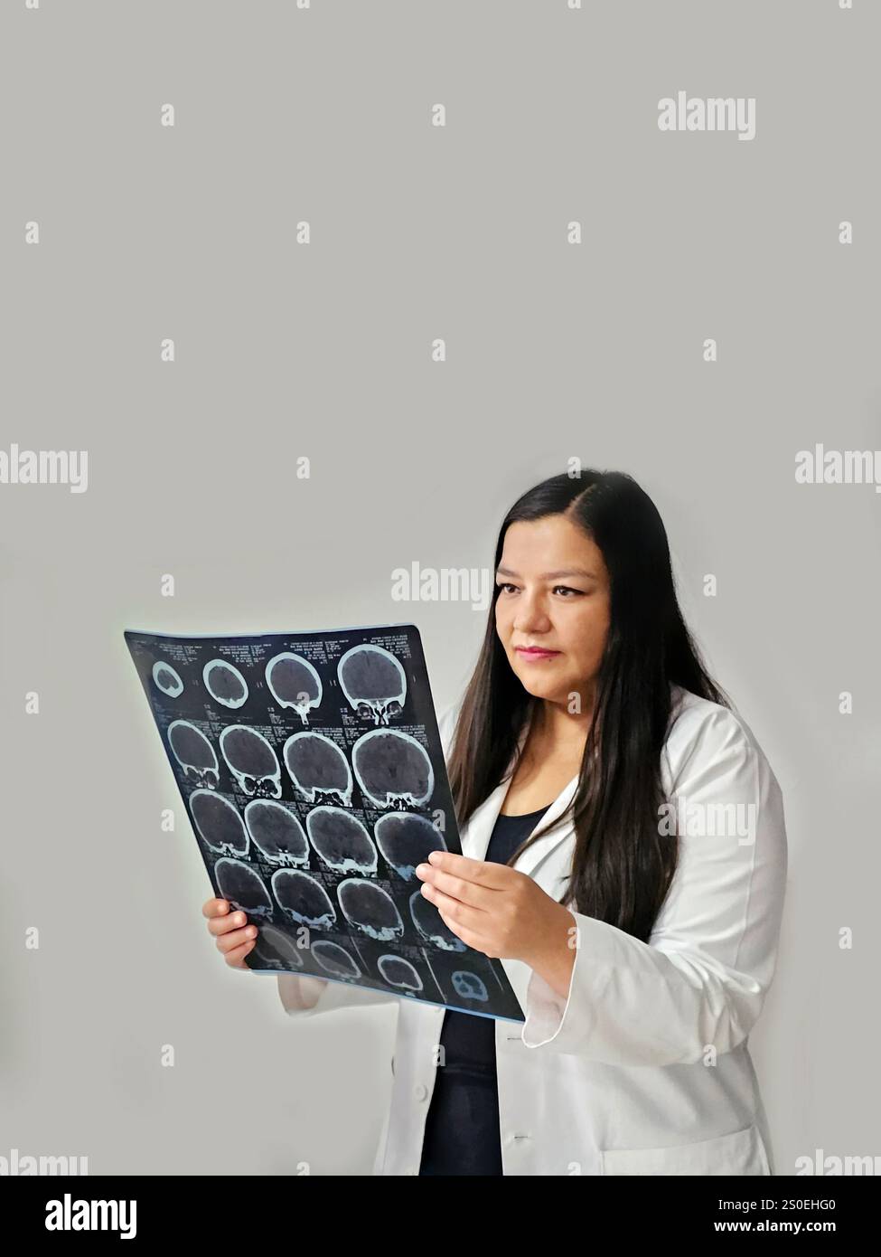 Female doctor in clinic evaluates hi-res stock photography and images ...