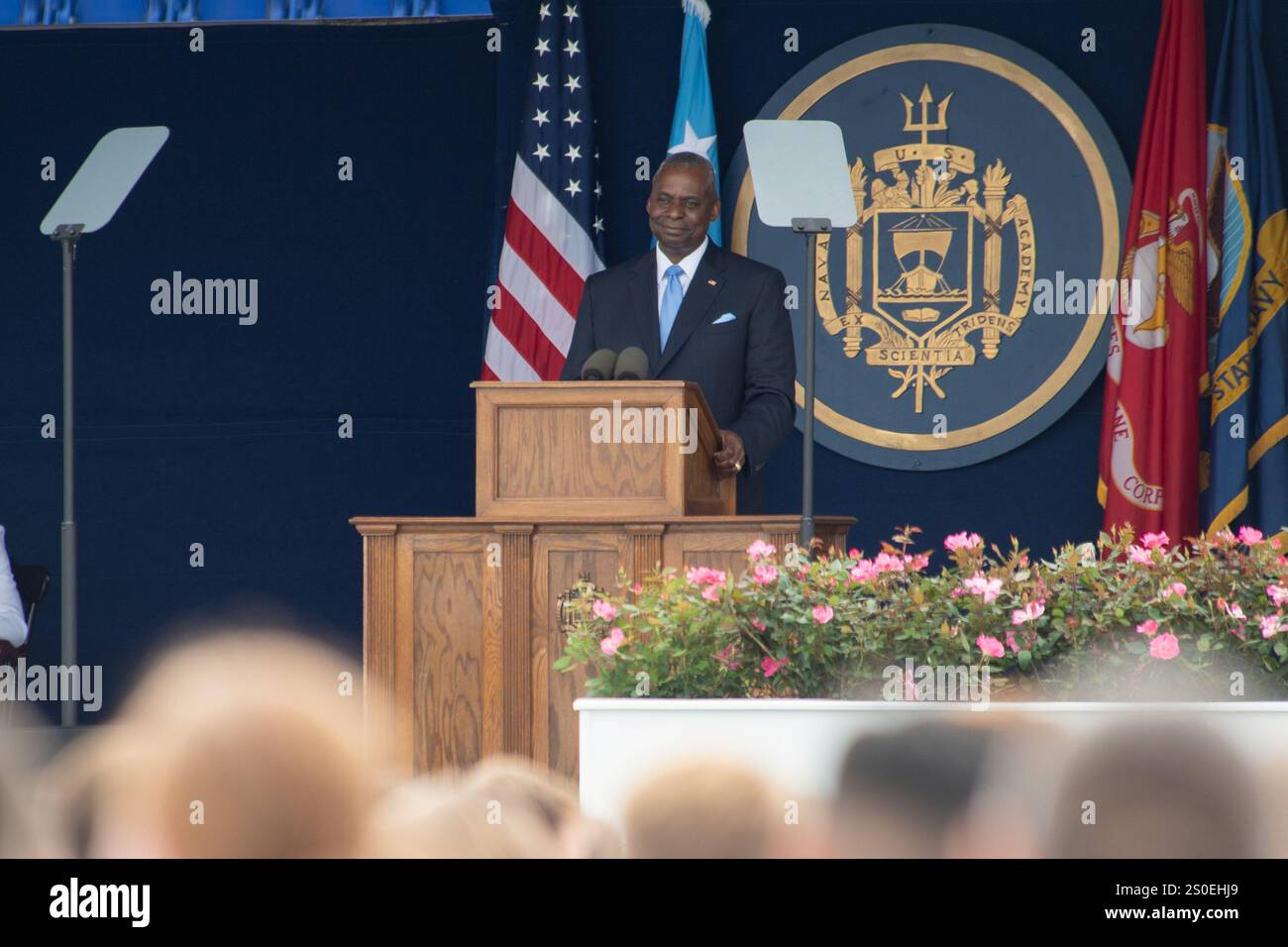 ANNAPOLIS, Md. (May 24, 2024) Secretary of Defense Lloyd J. Austin III ...