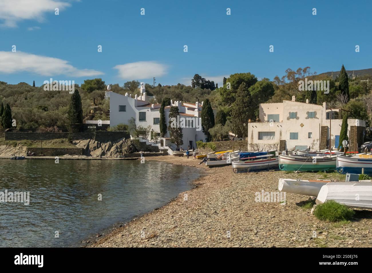 House Museum of the famous artist Salvador Dali in Cadaques, Catalonia ...