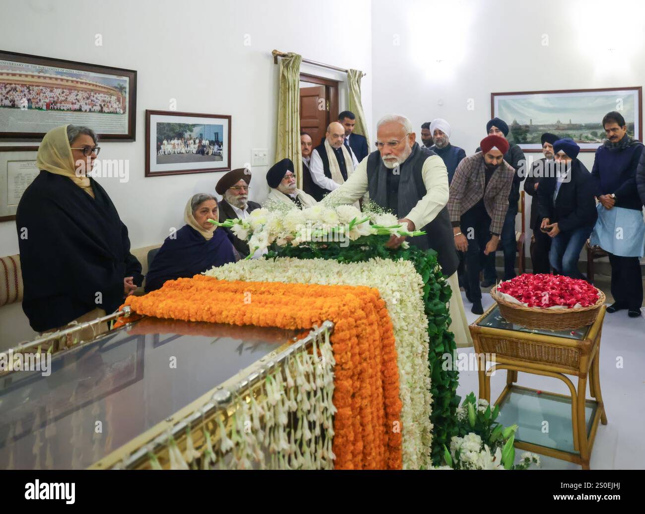 New Delhi, India. 27th Dec, 2024. Indian Prime Minister Narendra Modi ...