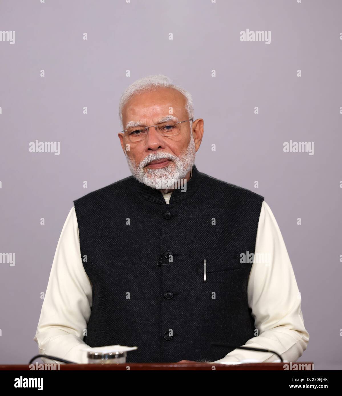 New Delhi, India. 27th Dec, 2024. Indian Prime Minister Narendra Modi ...