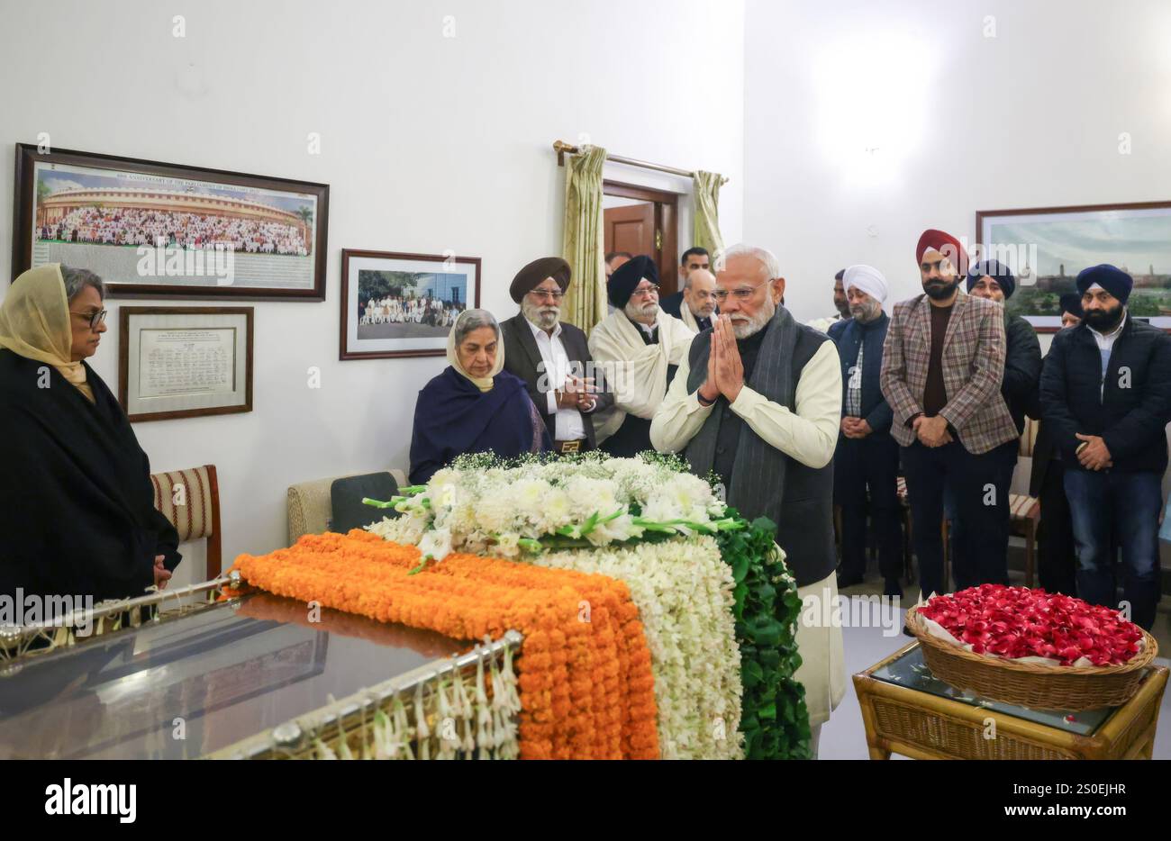 New Delhi, India. 27th Dec, 2024. Indian Prime Minister Narendra Modi ...