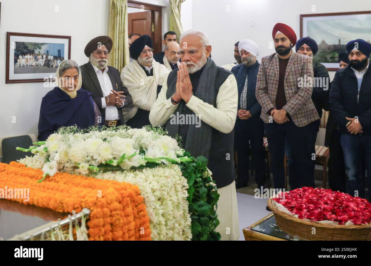 New Delhi, India. 27th Dec, 2024. Indian Prime Minister Narendra Modi ...