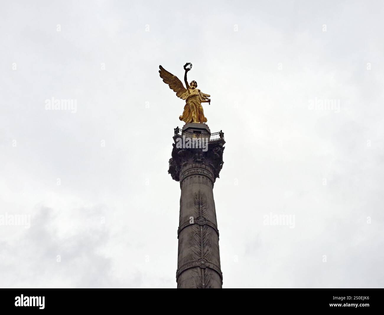 Mexico City, Mexico - Aug 23 2023: The Angel of Independence Monument ...