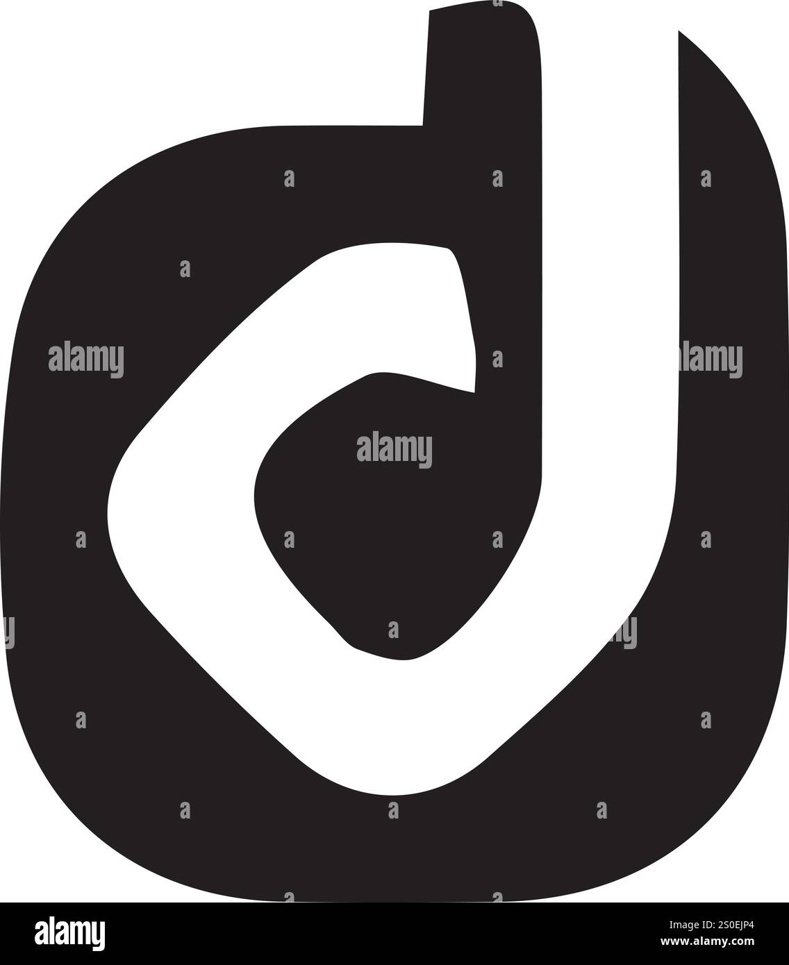 vector logo drawings consisting of letters Stock Vector Image & Art - Alamy