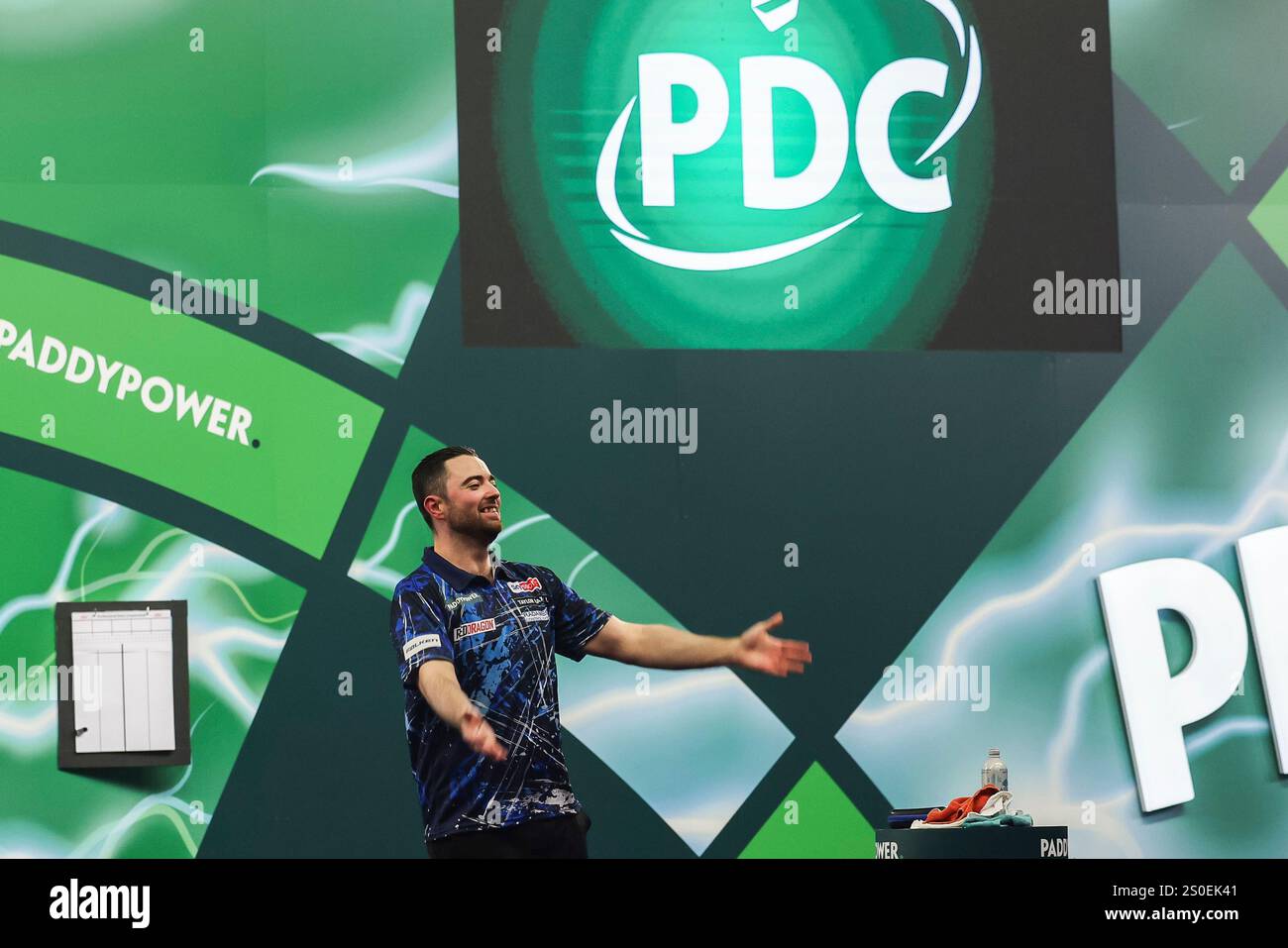 Alexandra Palace, London, UK. 27th Dec, 2024. 2024/25 PDC Paddy Power ...