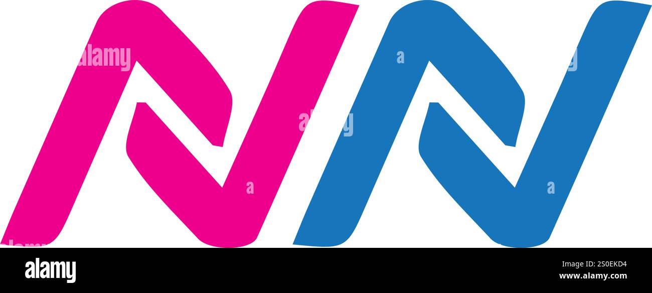logo drawing consisting of vector letter series Stock Vector Image ...