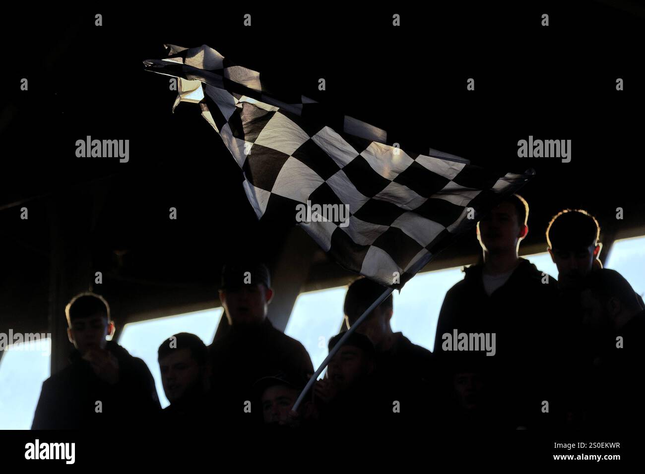 Gateshead's fans during the Vanarama National League match between ...