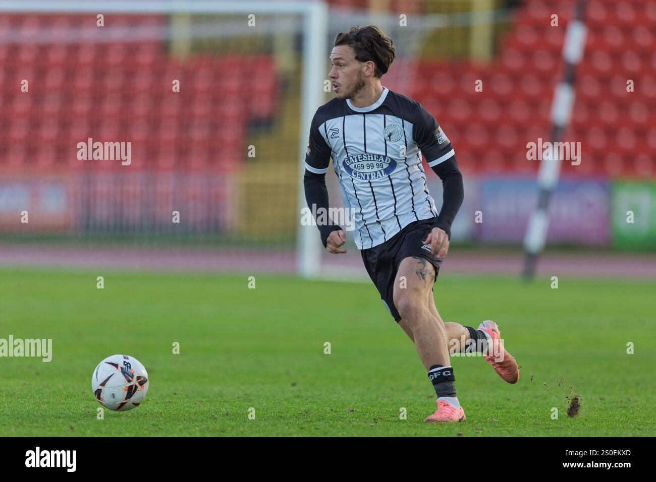 Gateshead's Luke Hannant during the Vanarama National League match ...