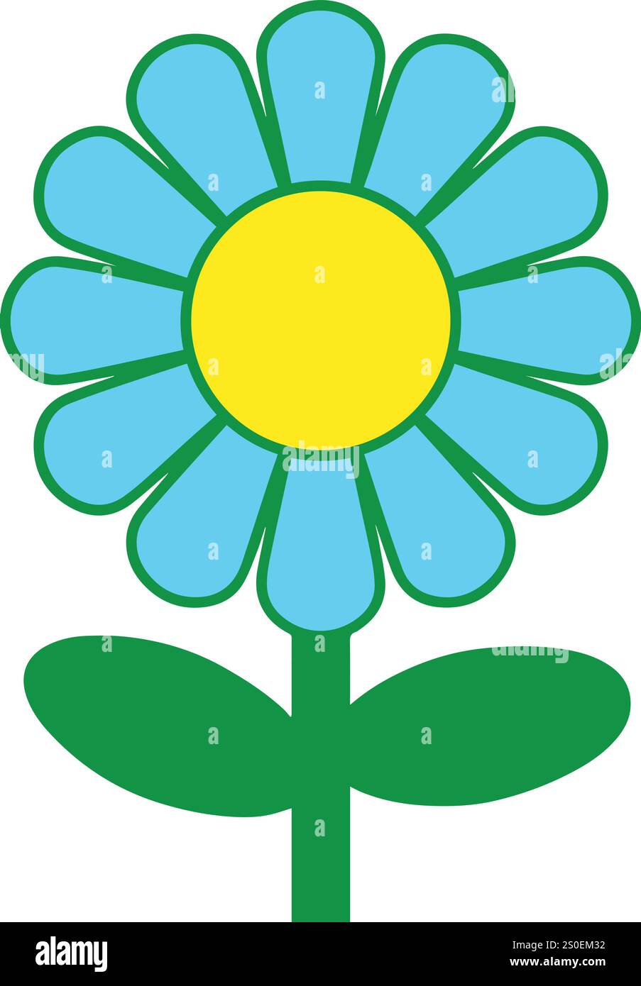 Vector logo spring flowers Stock Vector Images - Alamy