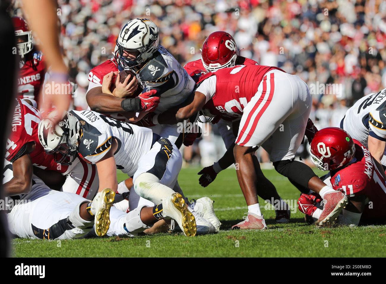 Fort Worth, Texas, USA. 27th Dec, 2024. Navy quarterback BLAKE HORVATH ...