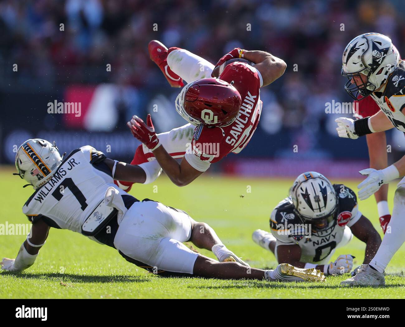 Fort Worth, Texas, USA. 27th Dec, 2024. Oklahoma running back GAVIN ...