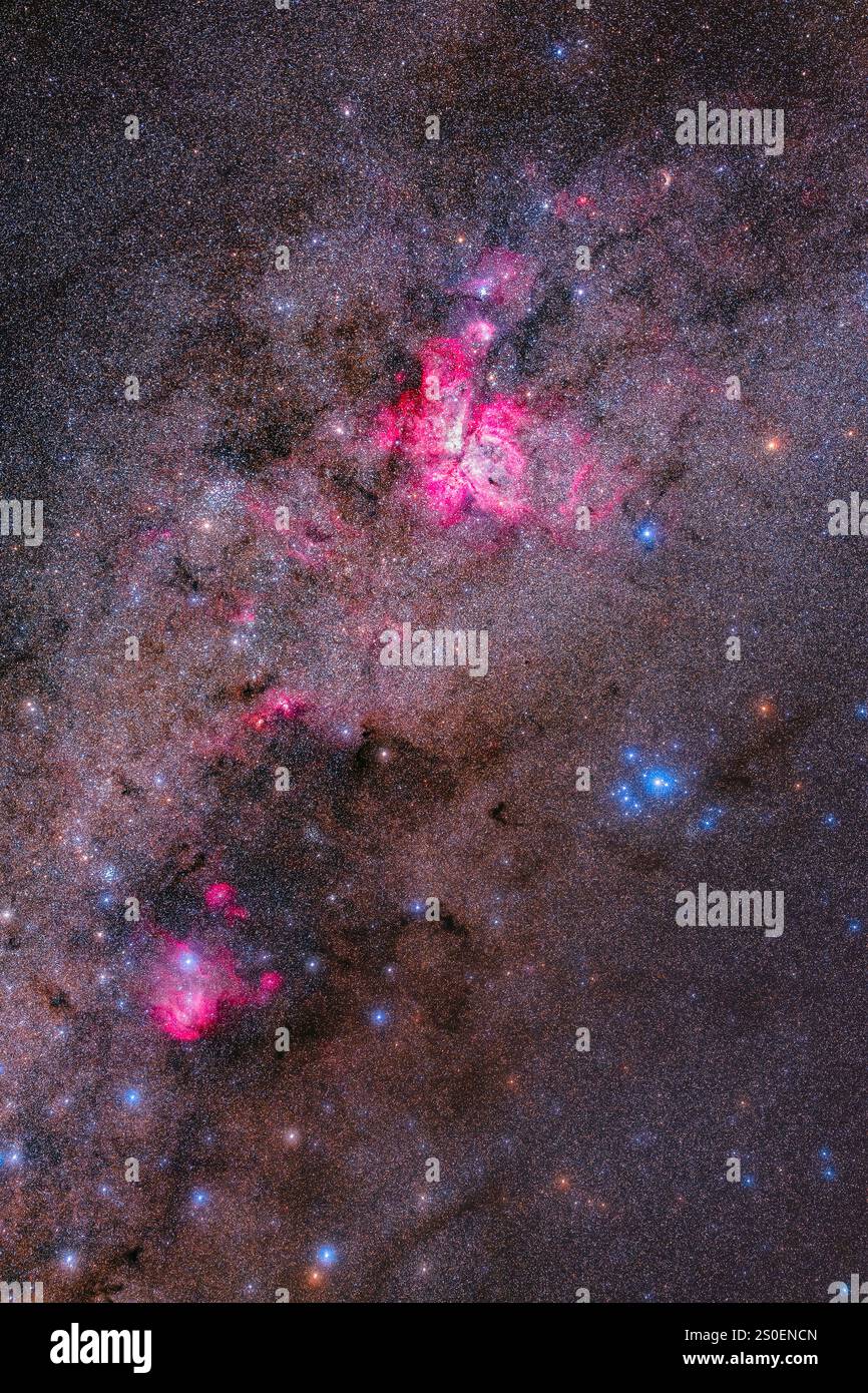 A complex of nebulas in Centaurus and Carina in the southernmost ...