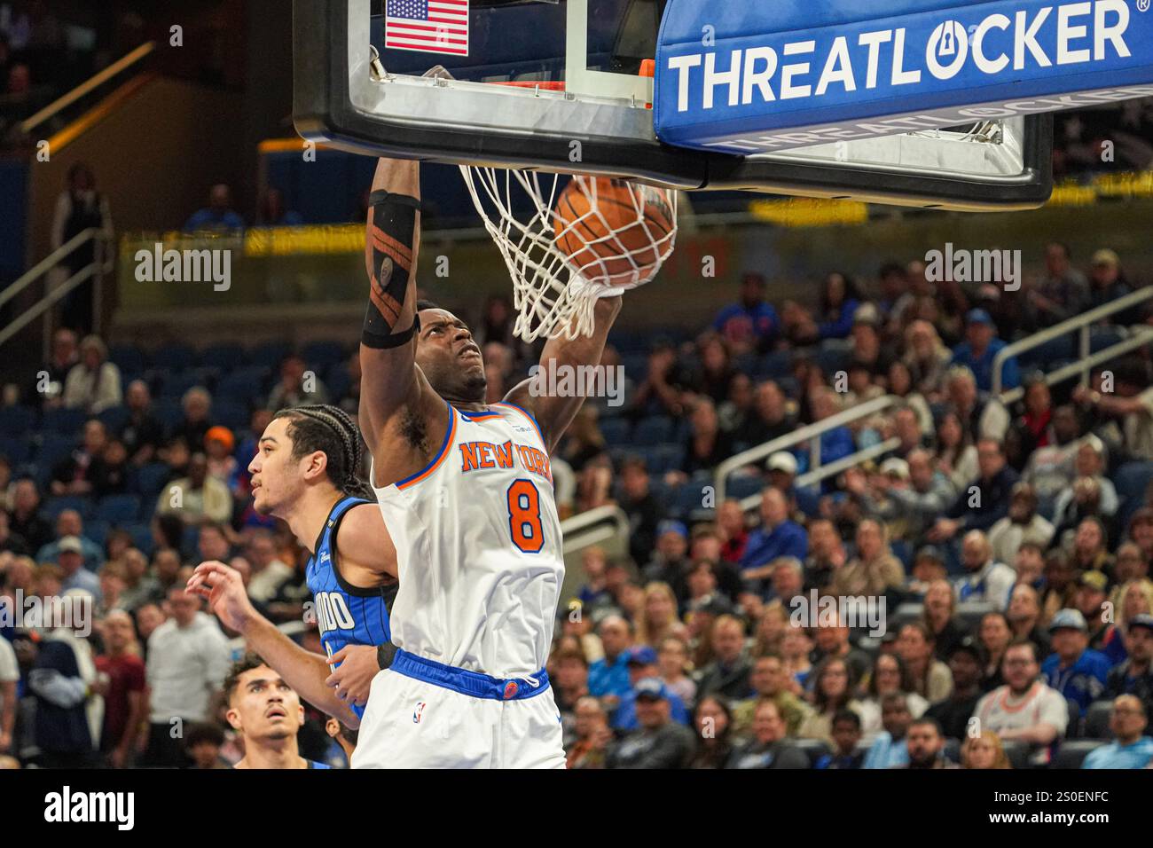 Orlando, Florida, USA, December 27, 2024, New York Knicks forward OG ...