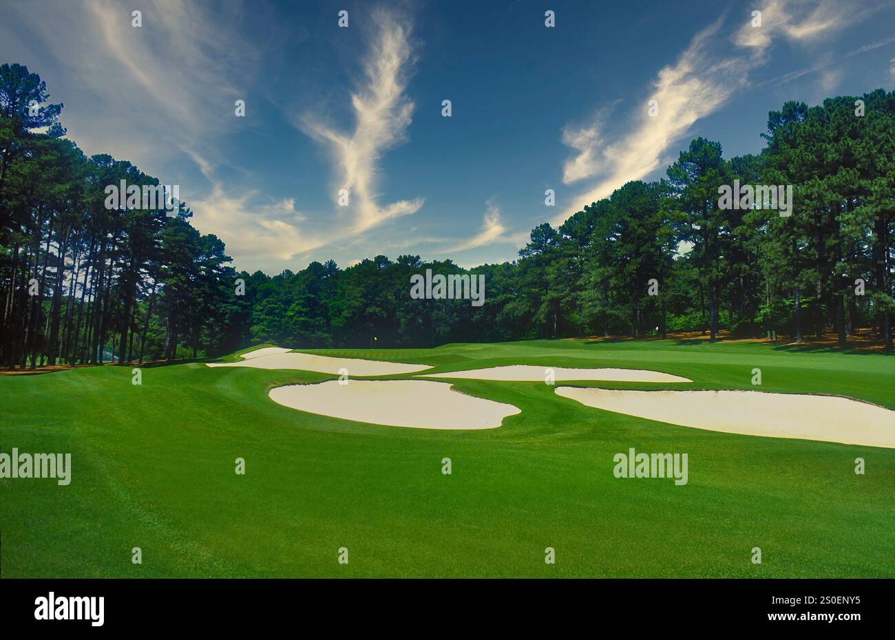 Augusta National Golf Club - Georgia, USA Here: the 3rd hole - par 4 ...