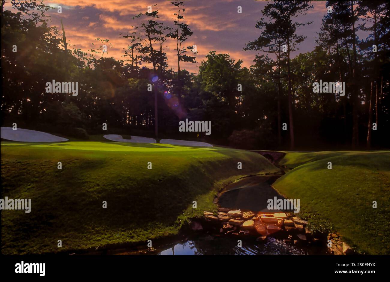 Augusta National Golf Club - Georgia, USA Here, the famous RaeÕs Creek ...