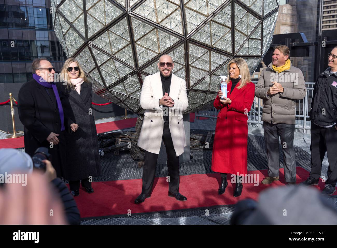 Sherri White, singer Pitbull, CleanBoss founder Joy Mangano and One ...