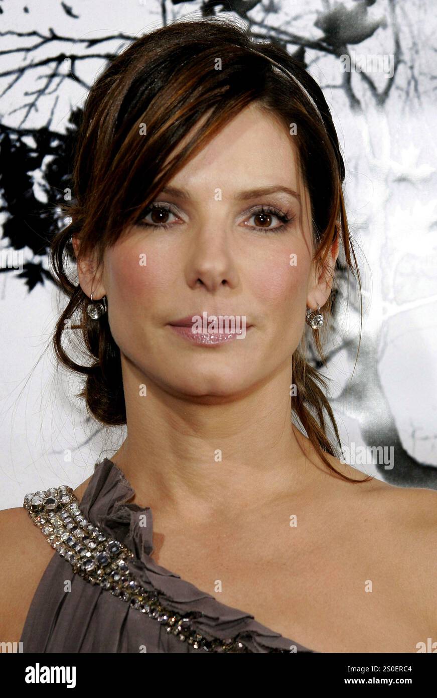 Sandra Bullock at the Los Angeles Premiere of "Premonition" held at the ...