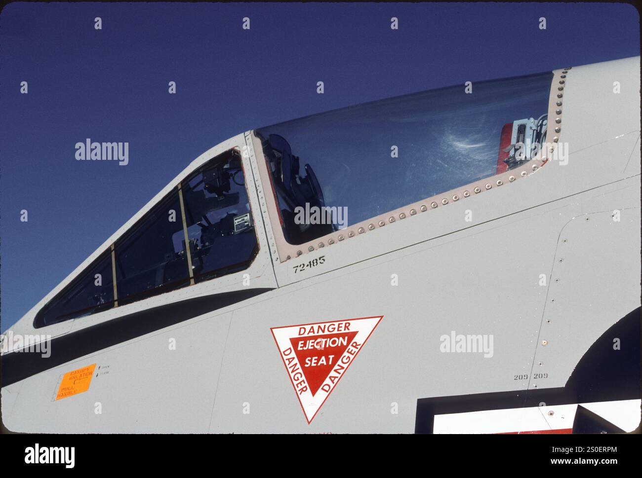 Bubble canopy modification was made to F-106As in late 1960s and early ...