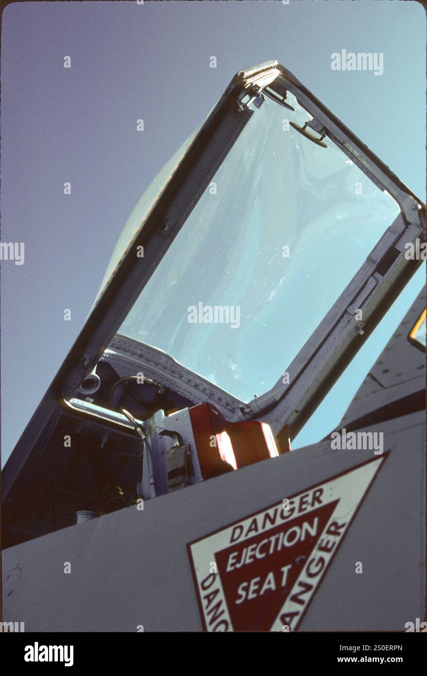 Bubble canopy modification was made to F-106As in late 1960s and early ...