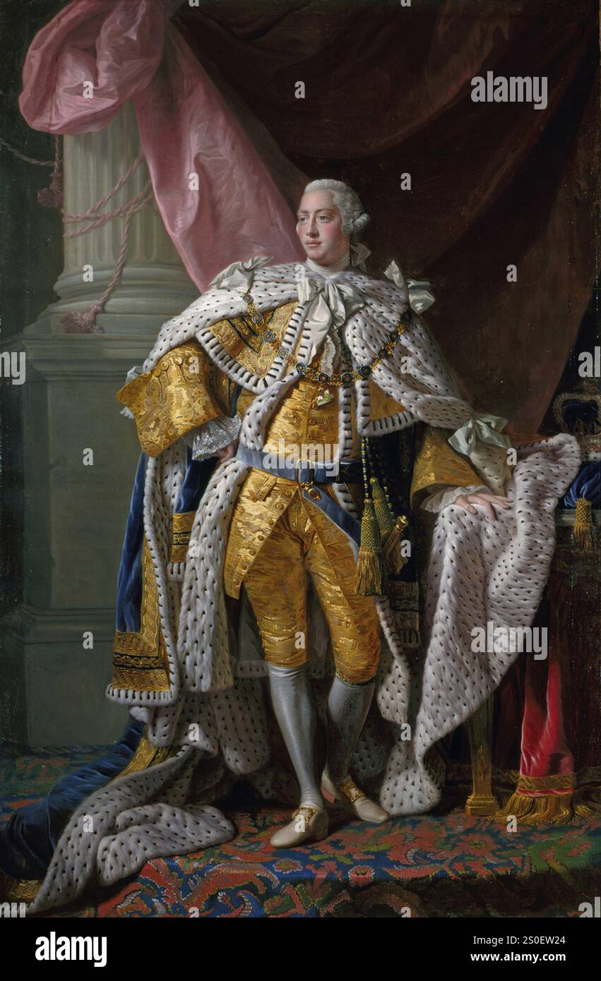 Coronation Portrait of George III is a portrait painting of 1762 by the ...