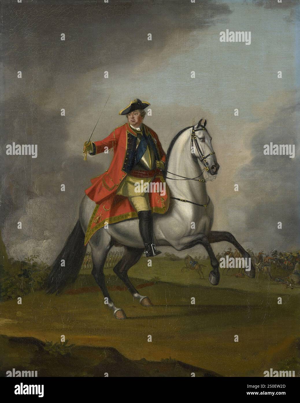 David Morier's patron: Equestrian portrait of Prince William, Duke of ...