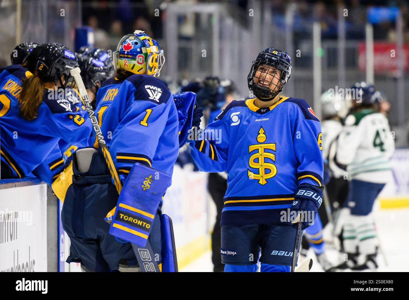 Toronto, Canada. 27th Dec, 2024. Toronto Sceptres' Kali Flanagan (6 ...