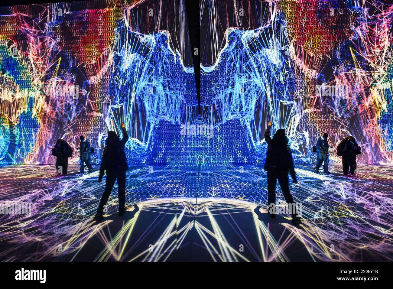 FRANCE. PARIS (75) (12TH DISTRICT) THE IMMERSIVE EXHIBITION "PIXELS ...